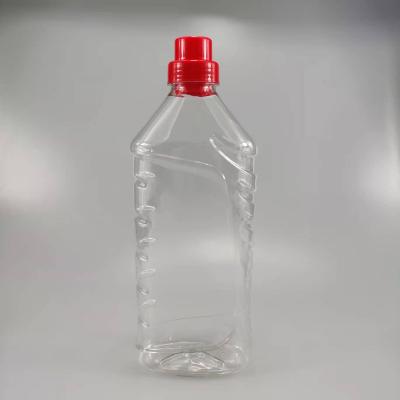 China Screen Printing 1.25L PET Surface Cleaner Remover Floor Cleaner Bottle With Screw Cap for sale