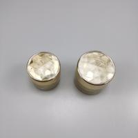 China Plastic Type Acrylic ODM OEM Acceptable Cylinder Gold Cream Jar for Eye Cream for sale