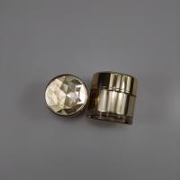 China Plastic Type Acrylic ODM OEM Acceptable Cylinder Gold Cream Jar for Eye Cream for sale