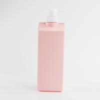 China Customized 1000ml/1L Capacity Square HDPE Plastic Shampoo Bottle OEM/ODM for sale
