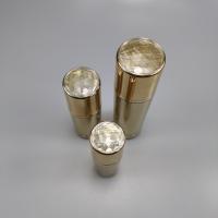 China 30ml 50ml 110ml Cylinder Acrylic Gold Emulsion Bottle with Pump Sprayer Sealing Type for sale