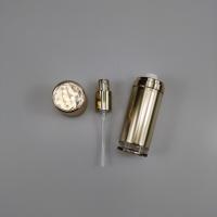 China 30ml 50ml 110ml Cylinder Acrylic Gold Emulsion Bottle with Pump Sprayer Sealing Type for sale