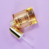 China 30ml Capacity Oval Glass Dropper Bottle for Silk-screen Printed Skin Care Packaging for sale
