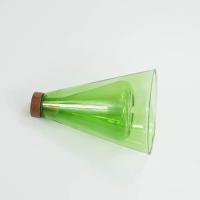 China Industrial Round Conical Glass 220ml 24 Neck Empty Perfume Diffuse Glass Aromatherapy Bottle Customized Color for sale
