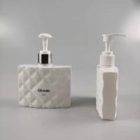 China 10 oz PET Luxury Skincare Packaging Plastic Empty Hand Soap Shampoo Lotion Pump Bottles for sale