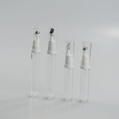 China 5ml 10ml AS Plastic Empty Airless Vacuum Pump Bottle for Eye Cream Customized Color for sale