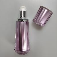 China Acrylic Collar Luxury Cosmetic Lotion Pump Bottle and Cream Jar for Screen Printing for sale