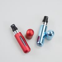 China Aluminum Collar Travel Sized Mini Perfume Atomizer Spray Bottle for Refillable Travel for sale