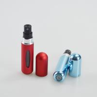 China Aluminum Collar Travel Sized Mini Perfume Atomizer Spray Bottle for Refillable Travel for sale