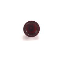 China Plastic Cosmetic Perfume Container in Red Color with 12mm Screw Lid for sale