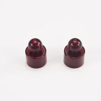 China Plastic Cosmetic Perfume Container in Red Color with 12mm Screw Lid for sale