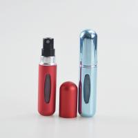 China Aluminum Collar Travel Sized Mini Perfume Atomizer Spray Bottle for Refillable Travel for sale