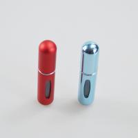 China Aluminum Collar Travel Sized Mini Perfume Atomizer Spray Bottle for Refillable Travel for sale