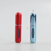 China Aluminum Collar Travel Sized Mini Perfume Atomizer Spray Bottle for Refillable Travel for sale