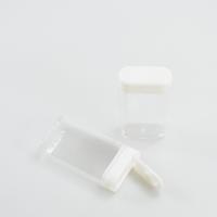 China 15cc Flat Flip Top Cap Pill Bottle for PS Transparent Candy Container in Any Color for sale