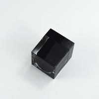 China Acrylic Collar Jar for Skin Care Cream in Thick Wall Square Shape Customized Color for sale