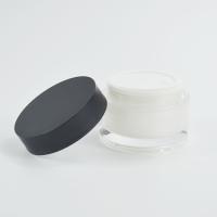 China Straight Round Shape Acrylic Plastic Container for Customized 150g Capacity Cream Jar for sale