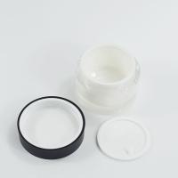 China Straight Round Shape Acrylic Plastic Container for Customized 150g Capacity Cream Jar for sale