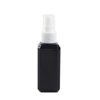 China Collar Material petg PET Plastic Bottle 1.7OZ Empty Transparent Alcohol Spray Bottles for sale