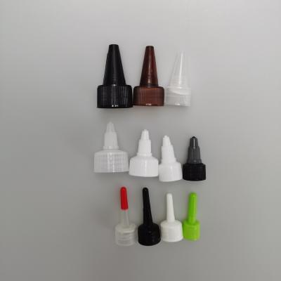 China 20/410 24/410 28/410 38/400 Black Sharp Pointed Mouth Cap for PUMP SPRAYER Bottles for sale