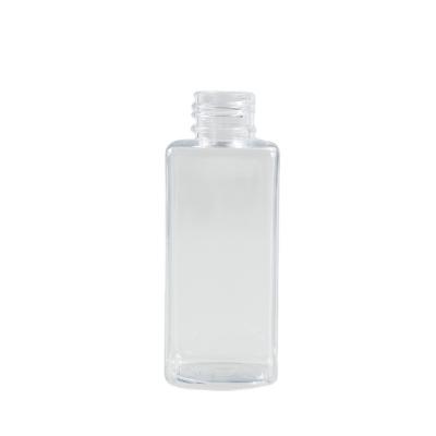 China Silk-screen Printing PETG Square Bottles 120ml for Cosmetic Shampoo Lotion Pump Packaging for sale