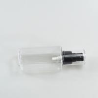 China Silk-screen Printing PETG Square Bottles 120ml for Cosmetic Shampoo Lotion Pump Packaging for sale