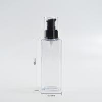 China Skincare Packaging Plastic Lotion Square Empty Pump Bottles 150ml OEM/ODM for Shampoo Bottle for sale