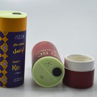 China 200ml Baby Talcum Powder Bottle With Plastic Cap For Paper Can Master Rotating Lid for sale