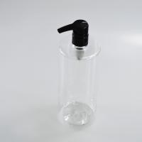 China OEM/ODM 1000ml PETG Flat Shoulder Round Shampoo Body Wash Bottle with Press Pump for sale