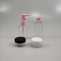 China 4PCS Leak-Proof Refillable Toiletry Containers Kit Collar Material PET Travel Kit Bottle for sale
