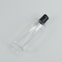 China 300ml PETG Plastic Flat Round Shampoo Body Wash Bottle for Cosmetic Packaging Needs for sale