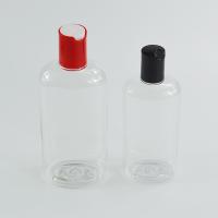 China 300ml PETG Plastic Flat Round Shampoo Body Wash Bottle for Cosmetic Packaging Needs for sale