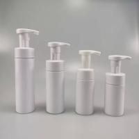 China Industrial Cosmetic 100ml 120ml 150ml 200ml Round PET Foam Soap Bottle with Claim Pump for sale