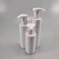 China Industrial Cosmetic 100ml 120ml 150ml 200ml Round PET Foam Soap Bottle with Claim Pump for sale