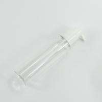 China 200ml Capacity PET Flat Shoulder Transparent Plastic Bottle with Silk-screen Printing for sale