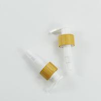 China 24 Neck Plastic Bamboo Emulsion Pump Lotion Pump Dispenser Customized Cosmetic Package for sale