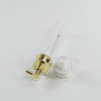 China Plastic Cap Luxury 24mm UV Plating Gold Color Lotion Dispenser Pump for Acrylic Bottle for sale