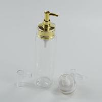 China Plastic Cap Luxury 24mm UV Plating Gold Color Lotion Dispenser Pump for Acrylic Bottle for sale