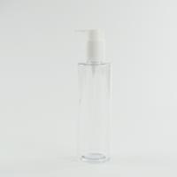 China Silk-screen Printing 220ml Flat Shoulder Body Oil Bottle for Make Up Remover Lotion Pump for sale