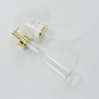 China Plastic Cap Luxury 24mm UV Plating Gold Color Lotion Dispenser Pump for Acrylic Bottle for sale