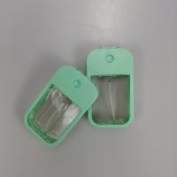 China 35ml 40ml PET Plastic Perfume Spray Bottle with Pump Sprayer in Credit Card Shape for sale