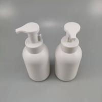 China HDPE Collar 300ml 500ml Plastic Foam Pump Bottle with Clip Lock and Screen Printing for sale