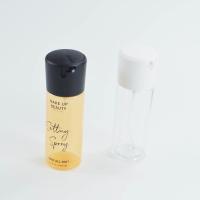 China PET Collar Cosmetic Package 100ml Frosty Cleaner Mist Spray Bottle for Fragrances for sale