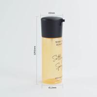 China PET Collar Cosmetic Package 100ml Frosty Cleaner Mist Spray Bottle for Fragrances for sale