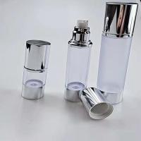 China 30ml Lotion Press Bottle of Cosmetic Vacuum Bottle with PMMA Cap for sale