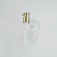 China 350ml Round Flat Shoulder Lotion Pump Bottle for Plastic Shampoo Shower Gel Packaging for sale