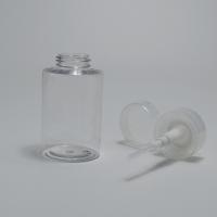 China 150ml PET Plastic Cosmetic Package Eye Nail Polish Press Pump Bottle for Makeup Remover for sale