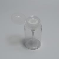 China 150ml PET Plastic Cosmetic Package Eye Nail Polish Press Pump Bottle for Makeup Remover for sale