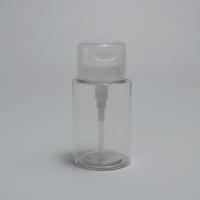 China 150ml PET Plastic Cosmetic Package Eye Nail Polish Press Pump Bottle for Makeup Remover for sale