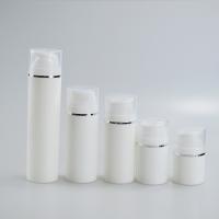 China PP Refillable 30ml 50ml 100ml 120ml 200ml White Plastic Vacuum Cosmetic Serum Lotion Spray Airless Pump Bottle for sale